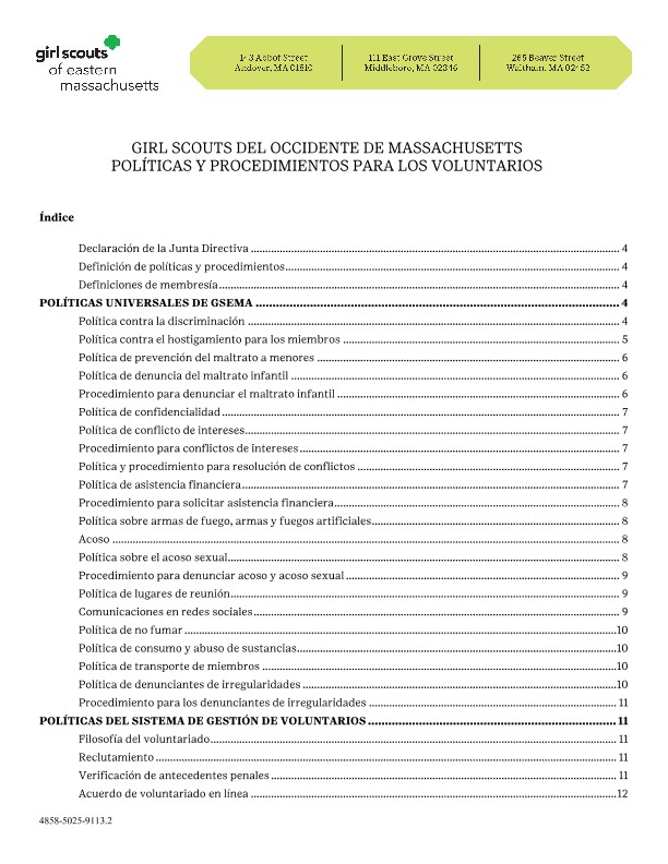 Forms and Documents | Girl Scouts of Eastern Massachusetts (GSEMA)